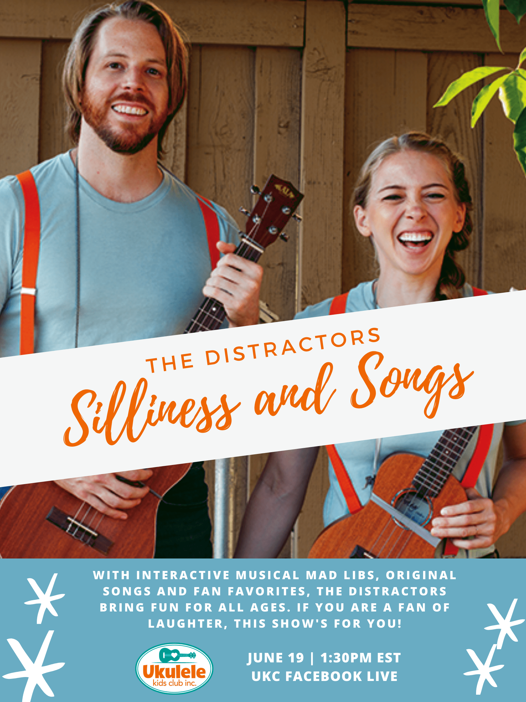 Silliness and Songs with The DistrActors - Ukulele Kids Club Inc.